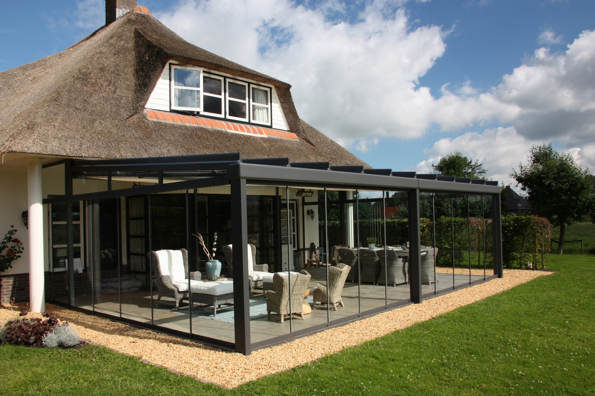 Aluminium Terrasoverkapping